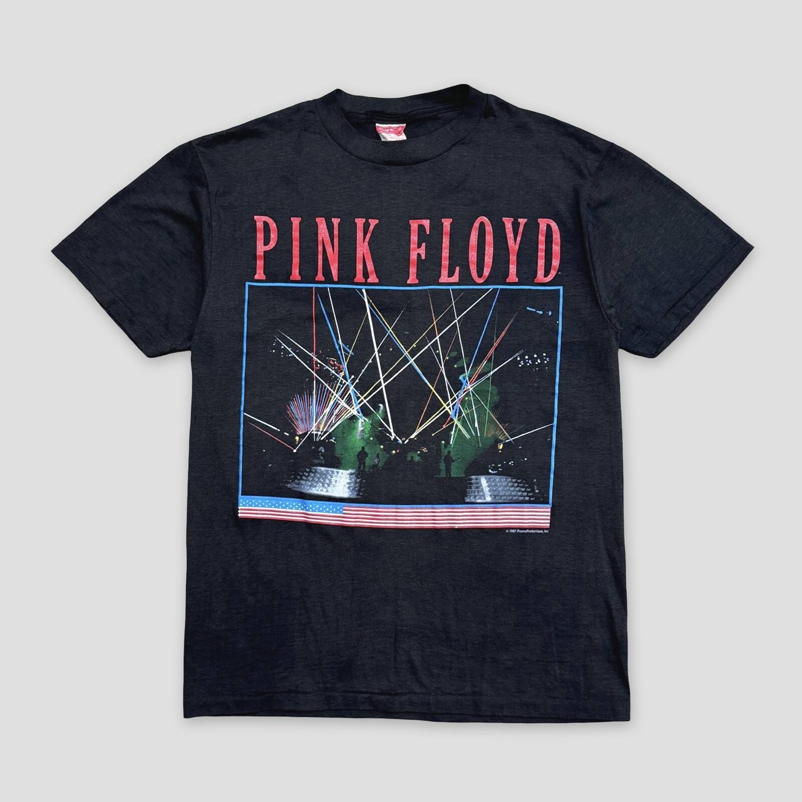 Vintage Pink Floyd 1987-88 World Tour T-Shirt Black L… - Gem