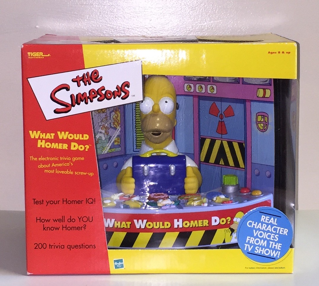 THE SIMPSONS - WHAT WOULD HOMER DO? ELECTRONIC TRIVIA GAME, TRIVIA ...