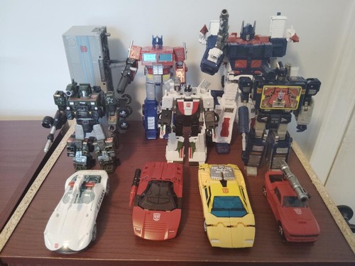Transformers Earthrise 9 figure Lot. Leader Prime, ultra Magnus ...