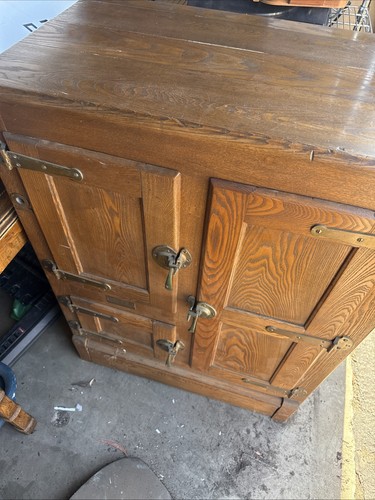 1920s Antique Icebox Refrigerator Ice Box | eBay