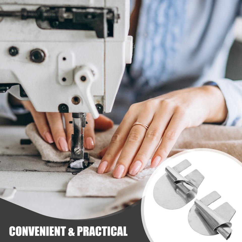2Pcs Metal Hemmers Foot Small Sewing Machine Binder Professional Sewing ...