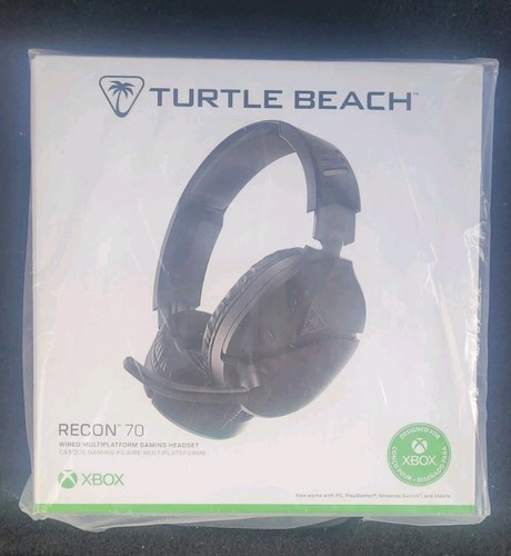 Turtle Beach Recon 70 Wired Gaming Headset Black -Sealed 731855020003| eBay