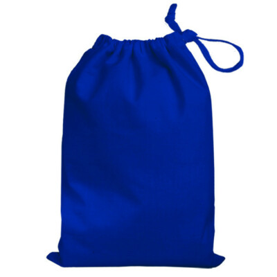 Cotton Drawstring bag Blue 25 x 35 cm cm ideal for Food, Shoes ...