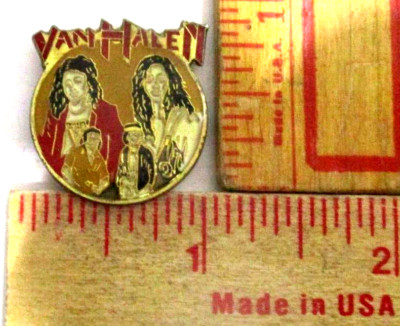 80s Van Halen pin vintage collectible old rock music band concert ...