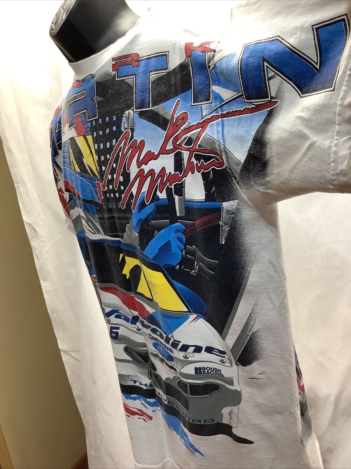 Vintage Nascar Mark Martin Wide Open T-Shirt Double S… - Gem