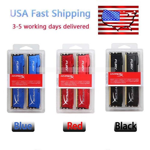 HyperX FURY Memory Kits (2x 8GB) 16G/32G DDR3-1600 PC3-12800 Desktop ...