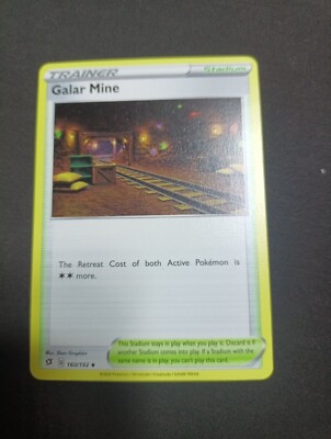 Galar Mine 160/192 Non Holo Uncommon Trainer Pokemon 2020 | eBay