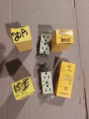Lots of 2x15 Amp & 2x20 Amp Home/Office Outlet Receptacles New | eBay