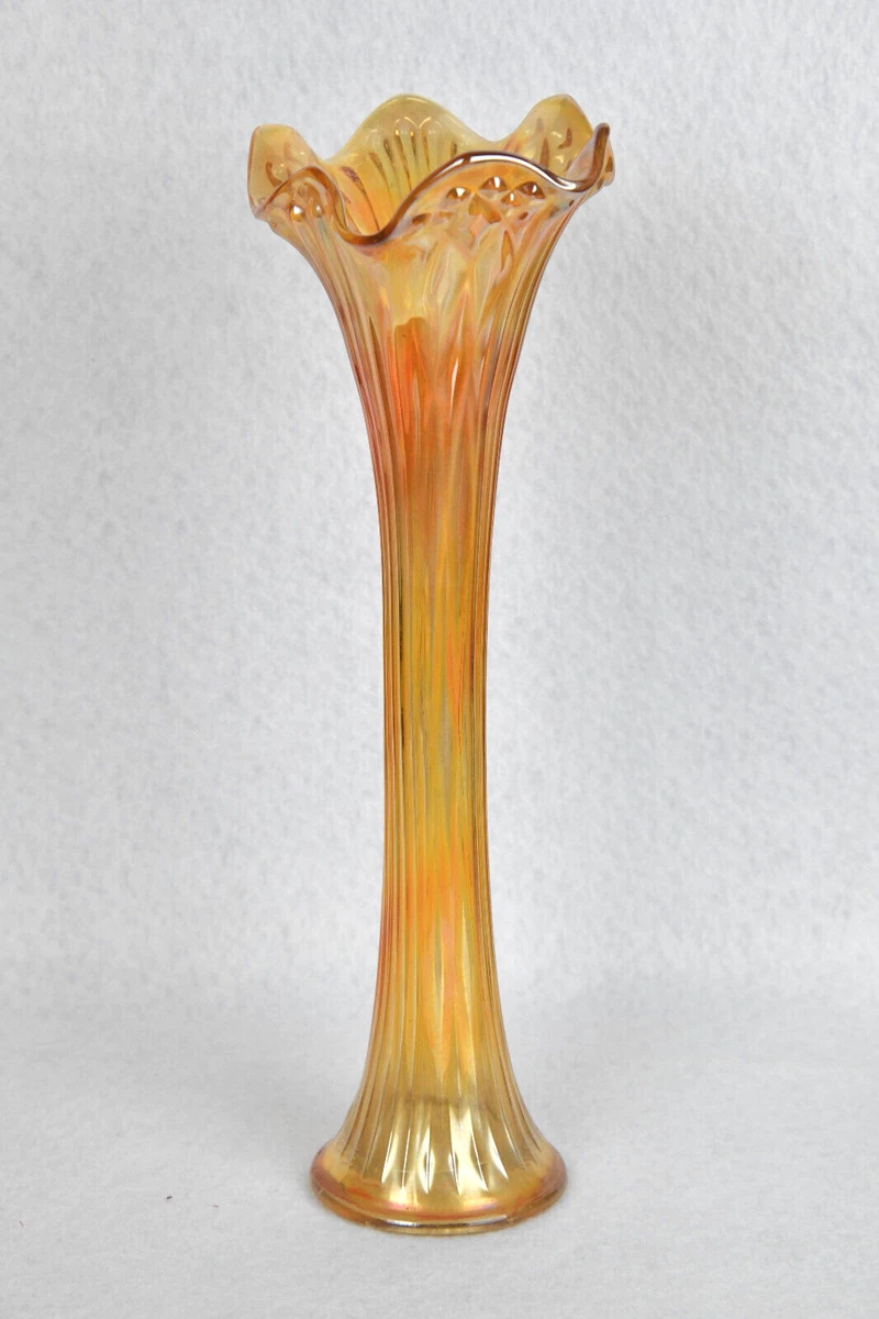 Carnival Glass Funeral Vase