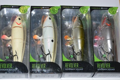4 lures googan squad revolver 4.5" 1/2oz bass topwater assortment | eBay