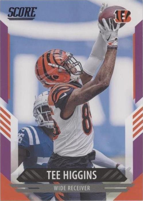 2021 Score - Tee Higgins #97 Purple for sale online | eBay