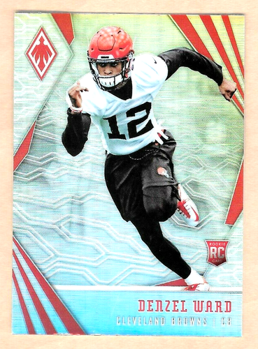 DENZEL WARD 2018 PANINI PHOENIX ROOKIE RC CARD #141! BROWNS NFL STAR | eBay