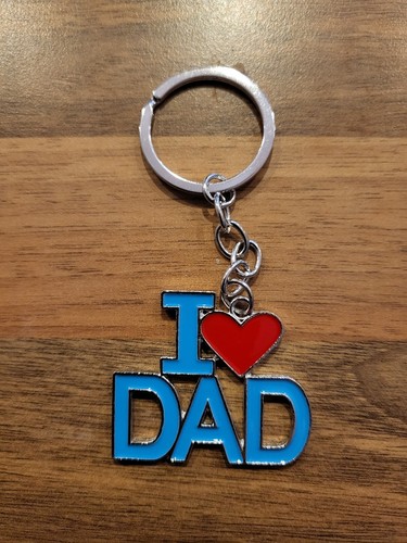 I ️ Dad (I love Dad) Keyring Ideal Father's Day Gift unique quirky ...