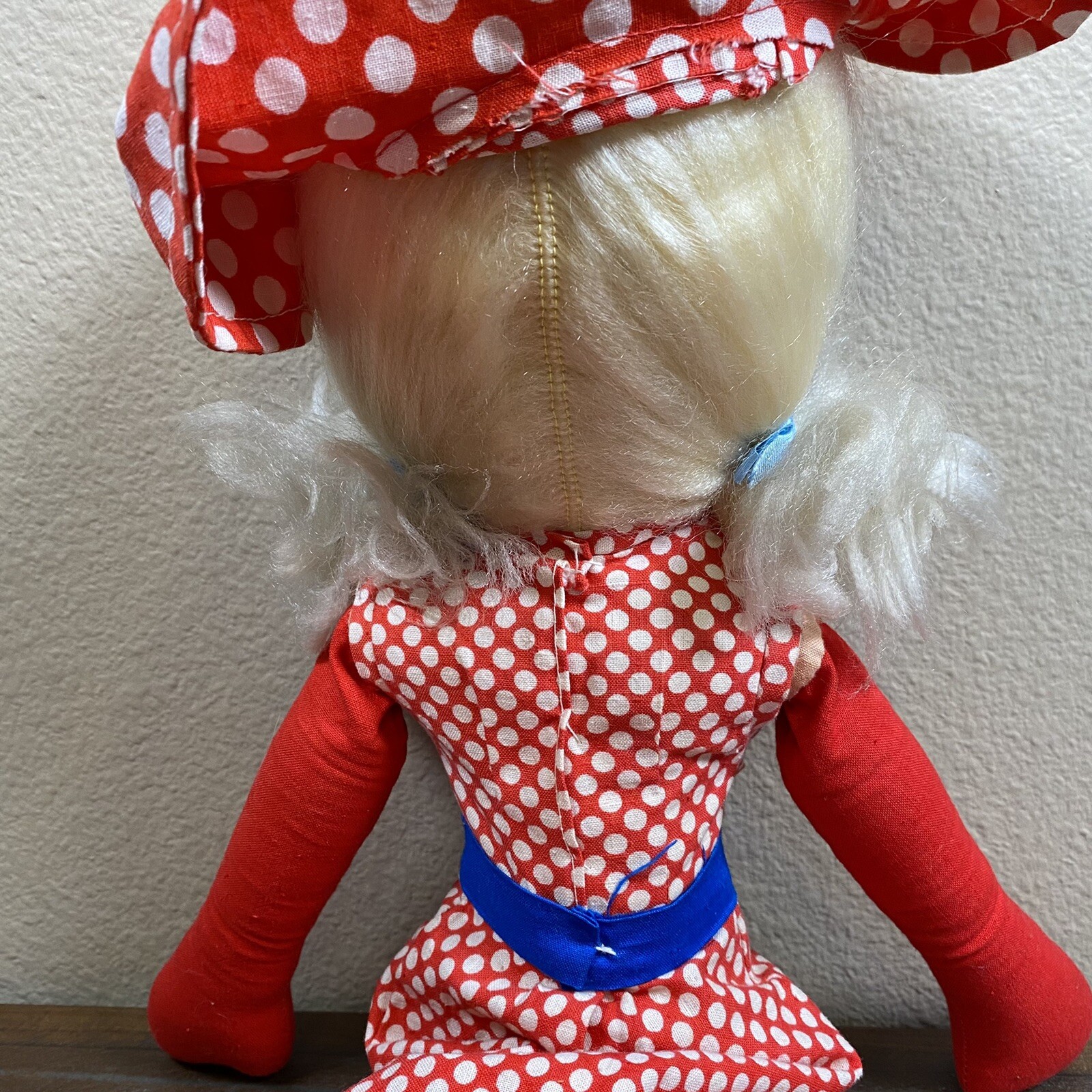 1960s Vintage Old Long Legs Lizzy, Looby Loo, Long-stocking Doll Red ...