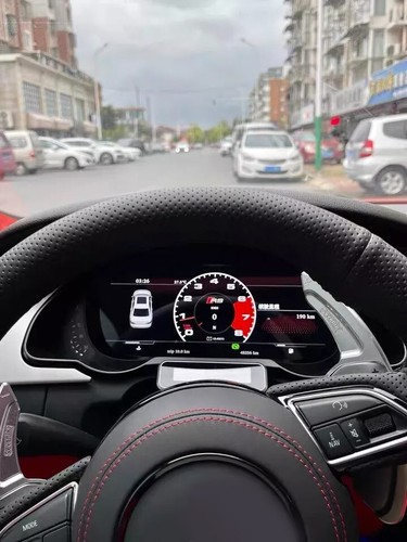 Car LCD Digital Dashboard Instrument Speedometer For AUDI A5 S5 2008 ...