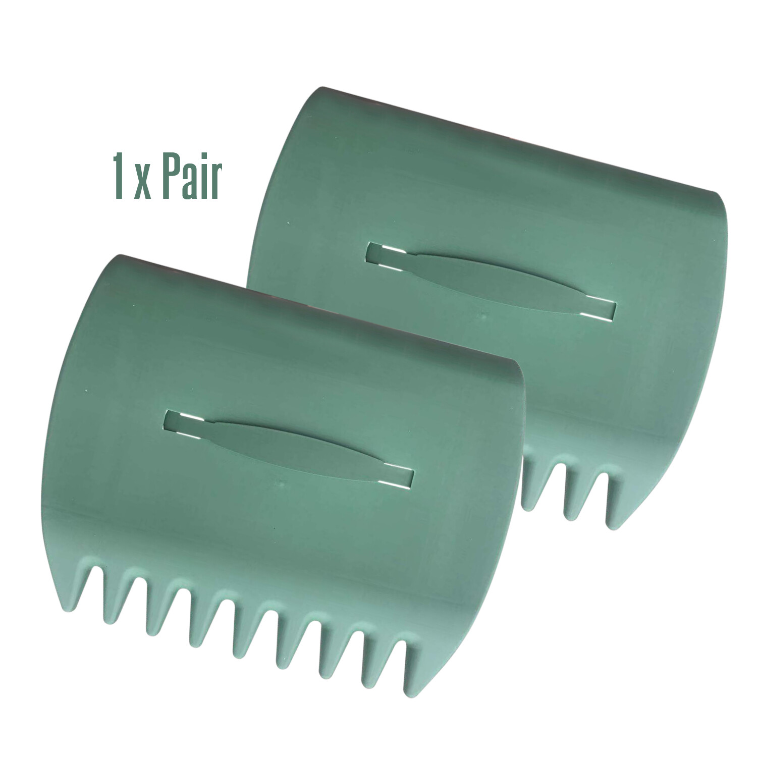 Long Handled Leaf Collecting Rake Grabs Garden Leaves Tidy Collector ...