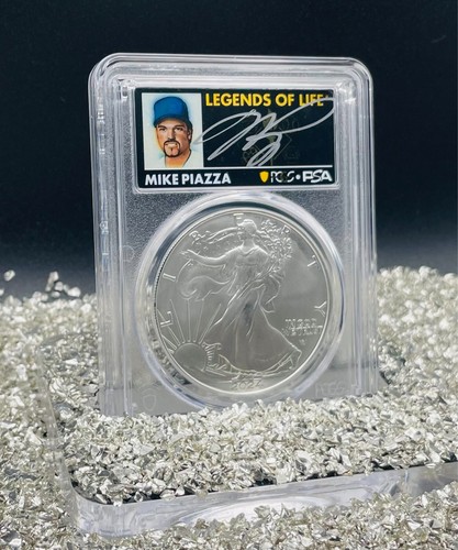 Mint! 2024 $1 Silver Eagle MS70 FDOI HOF MLB LEGENDS OF LIFE MIKE ...