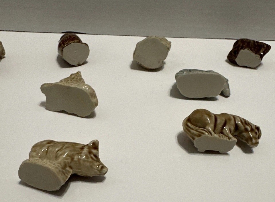 Vintage Wade Whimsy England Little Animals , Red Rose tea-16 In Total ...