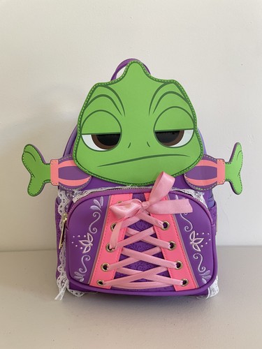 NWT LOUNGEFLY DISNEY TANGLED PASCAL MINI BACKPACK SDCC 2021 FIGURAL ...