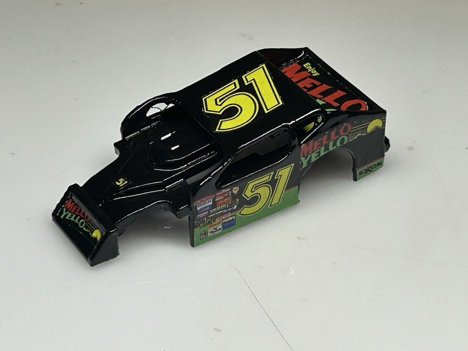 Custom Tjet Dirt Modified Mello Yellow #51 Ho Slot Car Body | eBay