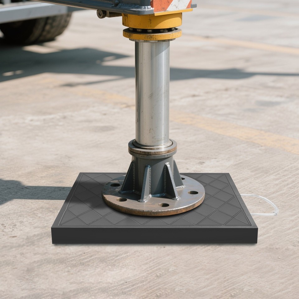 Crane Outrigger Pad with Handle, Stabilizing Block for Truck/Trailer ...