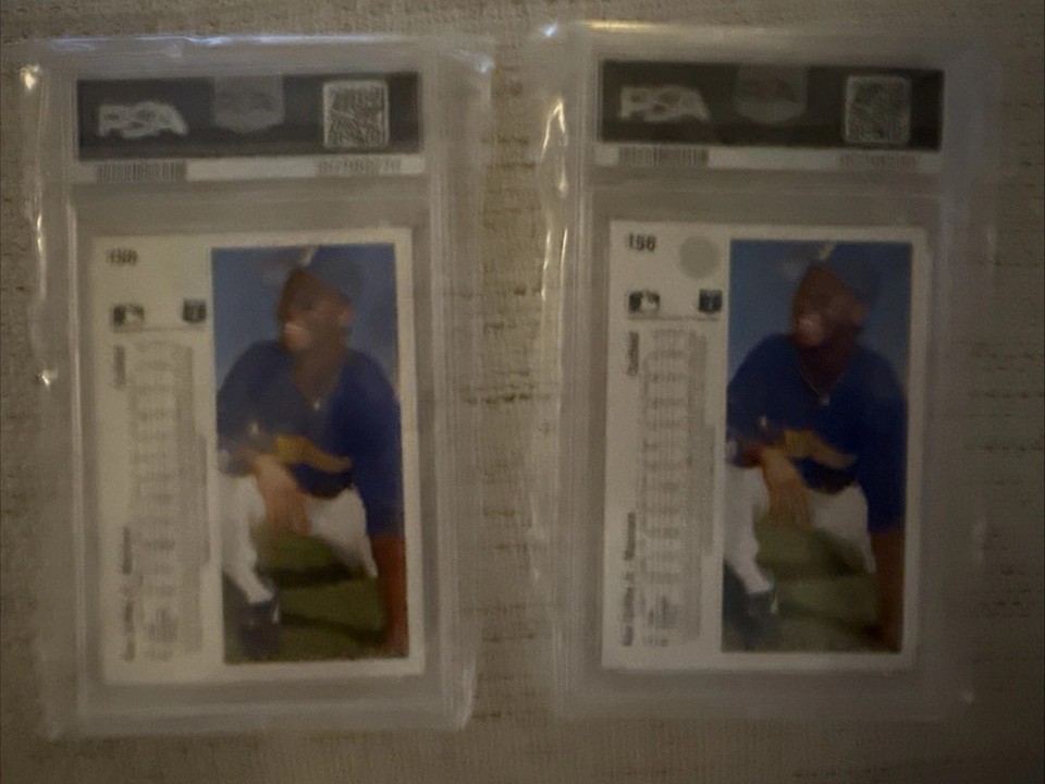2 Card Lot PSA 9 MNT Graded 1990 UPPER DECK 156 KEN GRIFFEY JR. Seattle ...