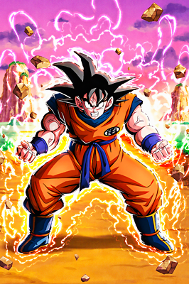 Goku Powering Up