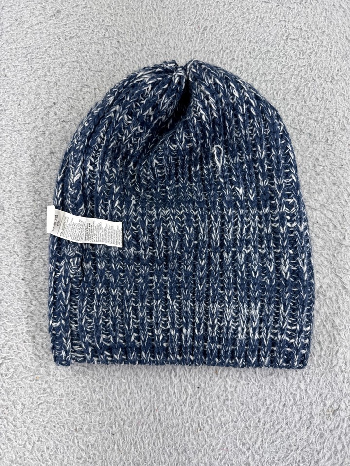 Old Navy Beanie Toque Womens One Size Blue Knit 100% Acrylic Winter ...