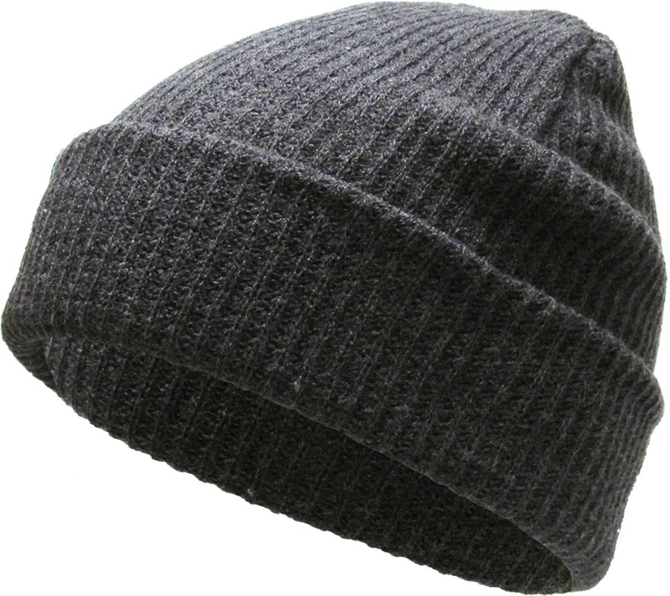 Soft Ribbed Beanie Knit Ski Cap Skull Hat Warm Solid Color Winter Cuff ...