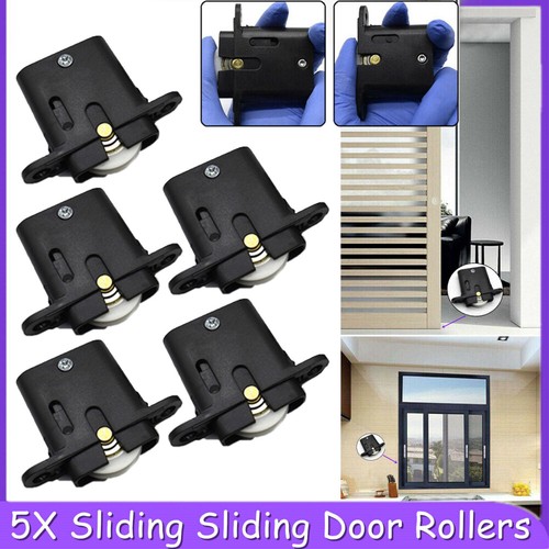 5PCS Sliding Security Screen Sliding Door Rollers Wheels Replacement ...