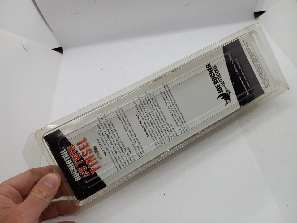 9" Joe Bucher Buchertail 8 Twin Tinsel Salmon Bucktail Spinner Musky ...