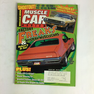 January 2000 Muscle Car Magazine Factory Freakes Mystery Power steering ...