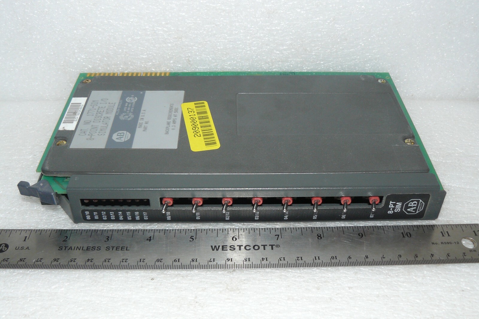 ALLEN BRADLEY 1771-SIM I/O SIMULATOR MODULE 8-POINT DISCRETE | eBay