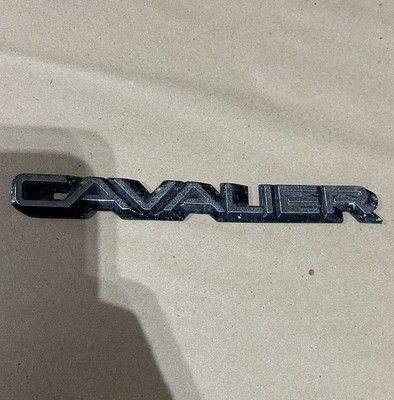 1985 CHEVY CAVALIER SIDE FENDER EMBLEM BADGE SYMBOL LOGO SIGN | eBay