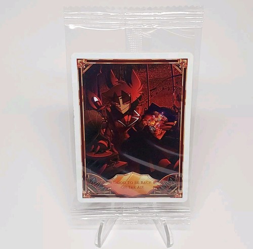Hazbin Hotel Card - Good To Be Back On The Air PR05 Alastor FOIL Promo ...