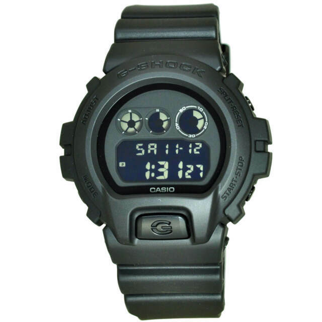 CASIO G-SHOCK DW6900BB-1 All Black Digital Watch for sale online | eBay