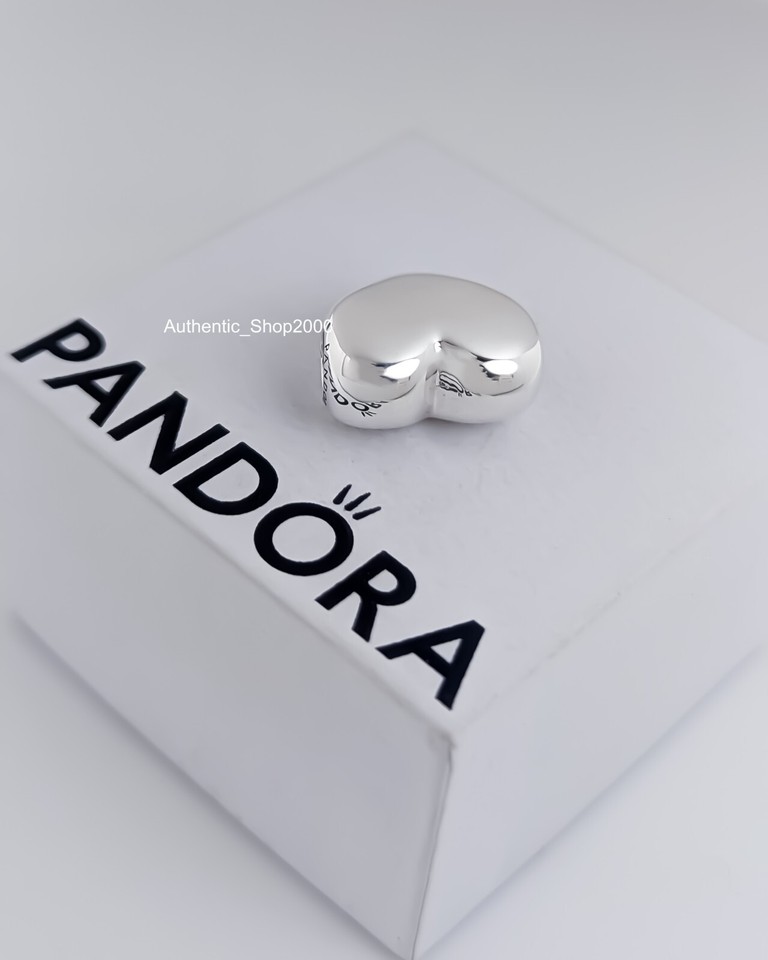 New Authentic PANDORA Brand 925 Be Love Engravable Large Heart Charm ...