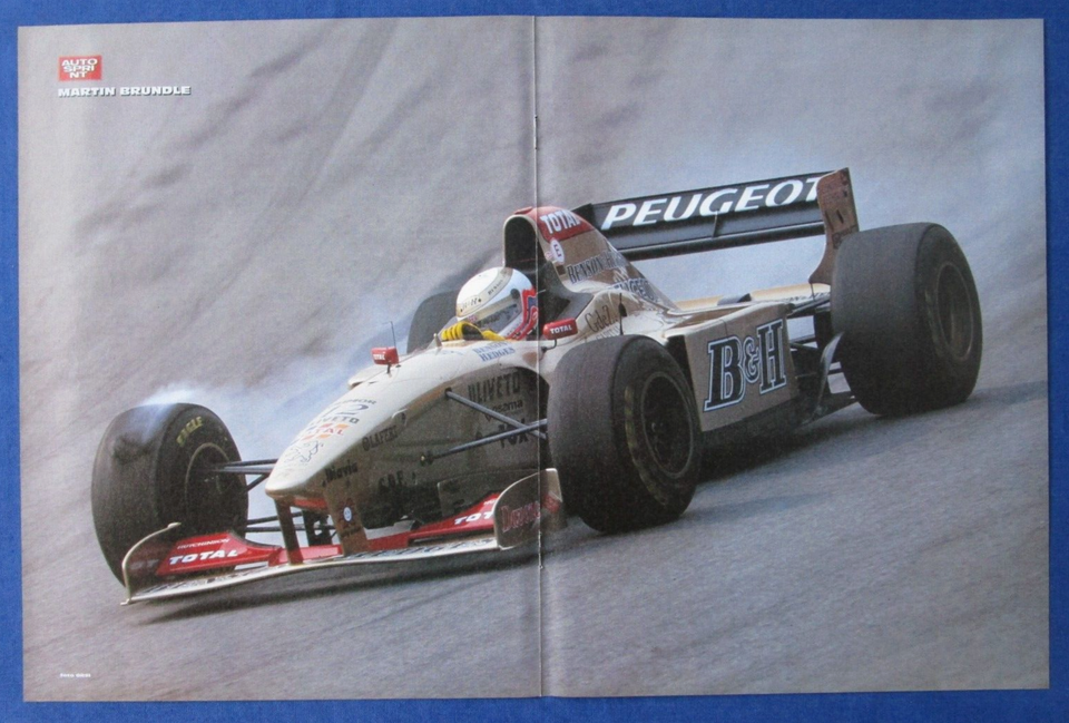 Poster Doppio "F3 ANDREA BOLDRINI / F1 JORDAN MARTIN BRUNDLE" - 1996 ...