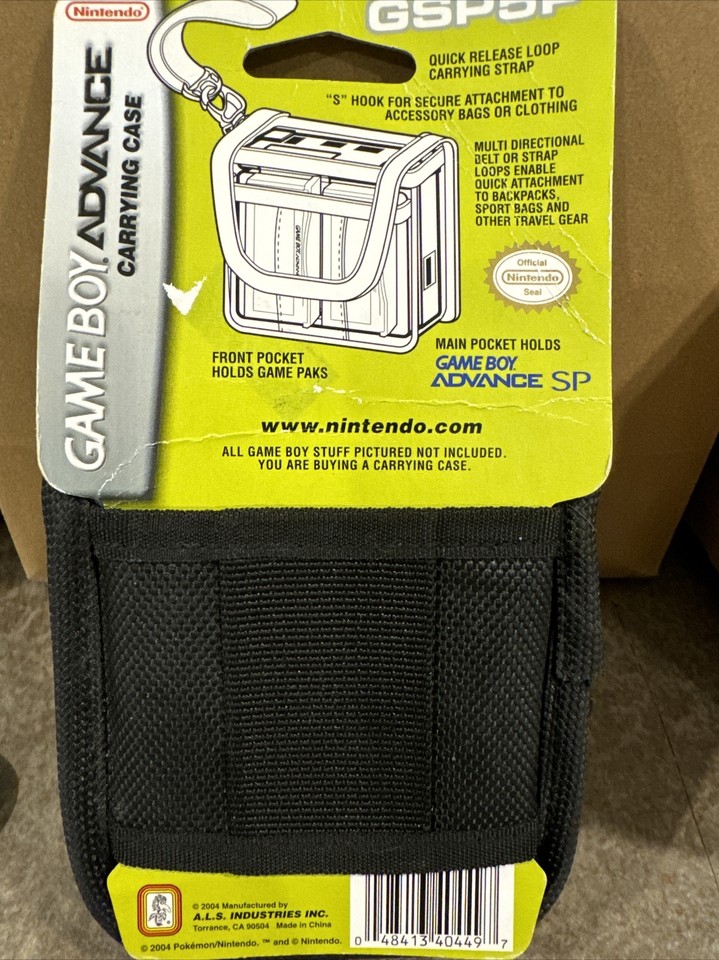 Pokemon Leaf Green Gameboy Advance carrying case GSP5P Venusaur NEW ...