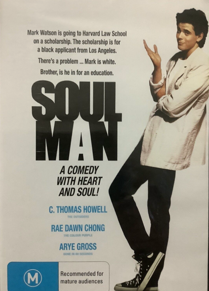 Soul Man DVD C Thomas Howell Rae Dawn Chong R0 Postage for sale online ...