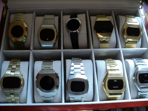 General Electric GE vintage LED watch 14KGP 34x42mm | eBay