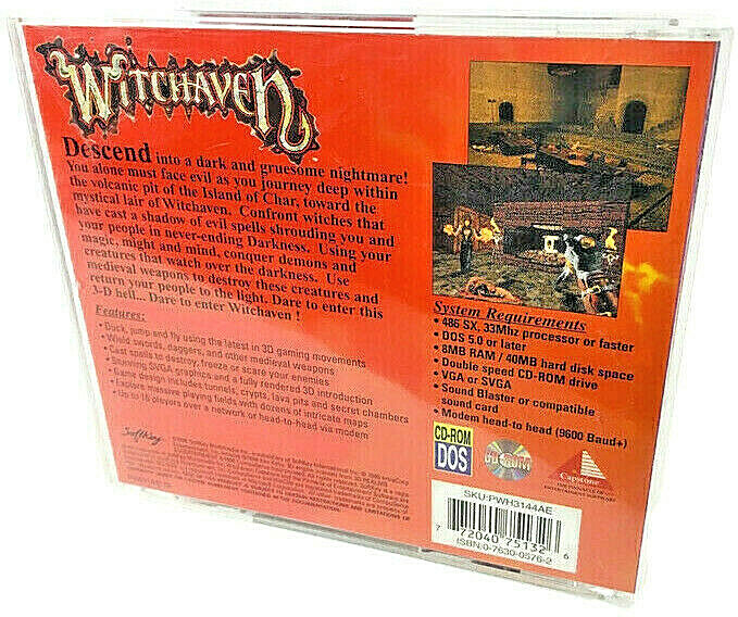 Witchaven for PC CD-ROM SoftKey DOS (1996) 772040751326| eBay