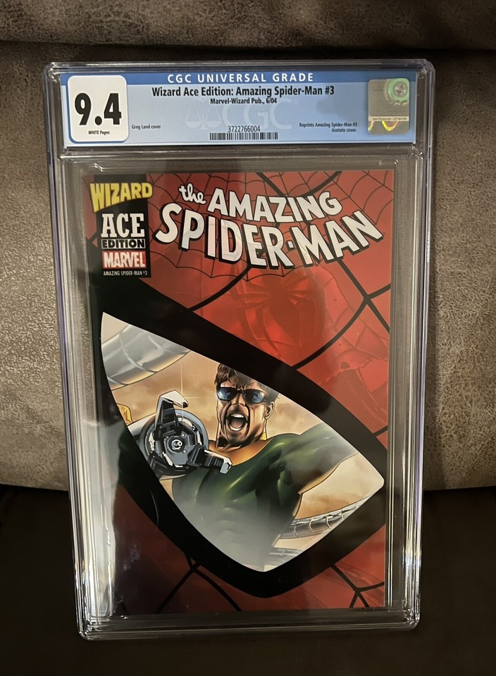 **WIZARD ACE EDITION: THE AMAZING SPIDER-MAN #3 - CGC 9.4 Marvel - 2003 ...