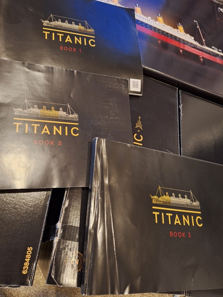 Lego Titanic 10294 Empty Boxes & Manuals Only - Large Box & 3 Inside ...