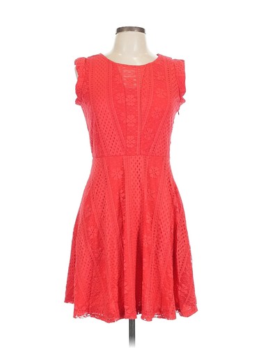 Bar III Women Red Casual Dress L | eBay