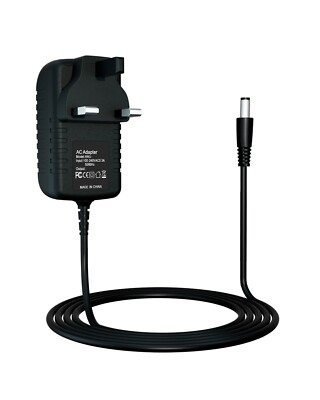 12V AC-DC Adapter Charger for NEXTBASE SDV97 DVD PLAYER Power Supply ...