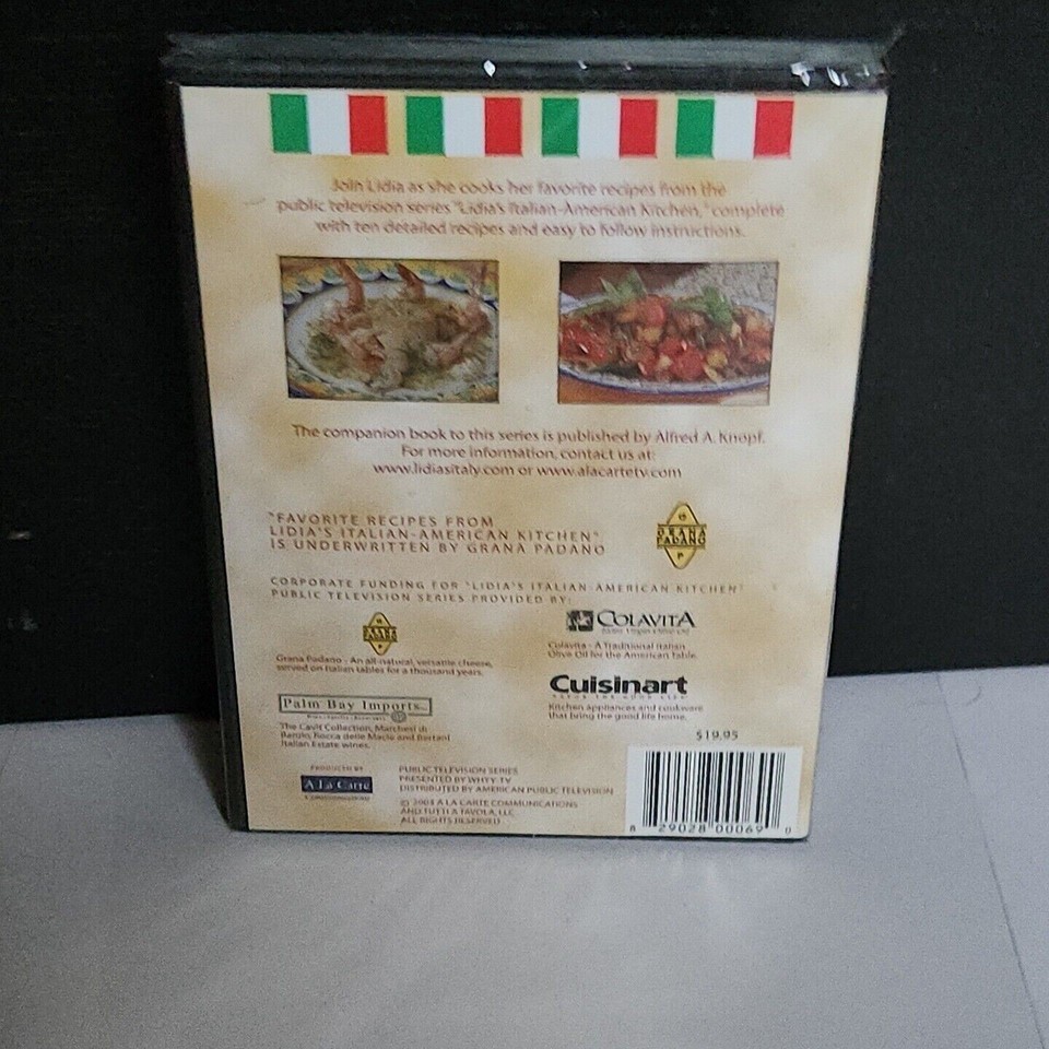 Favorite Recipes from LIDIAS | Italian American Kitchen (DVD) NEW, FREE ...