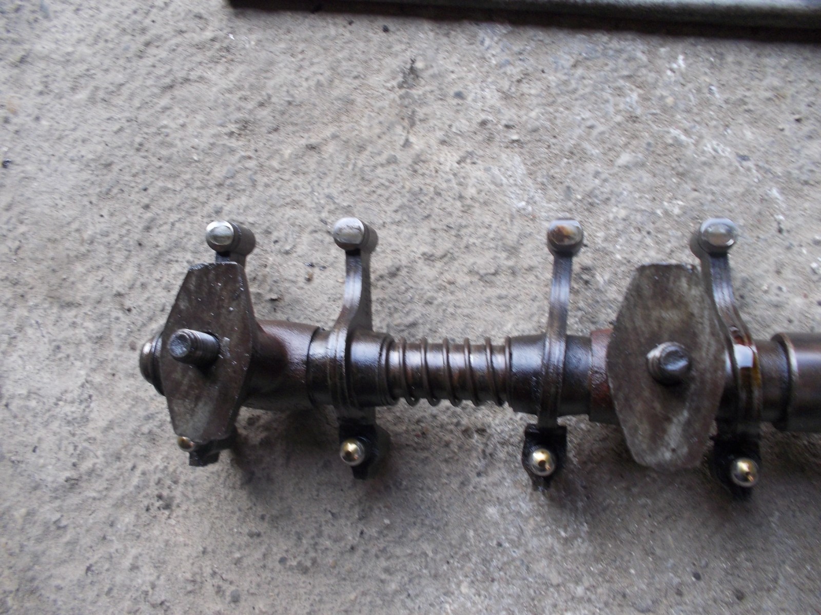 Farmall IH M Early SM tractor IH 8) push rods & rocker arm assembly ...