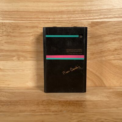 Vintage Pierre Cardin Black Portable Headphone Jack Environment FM ...