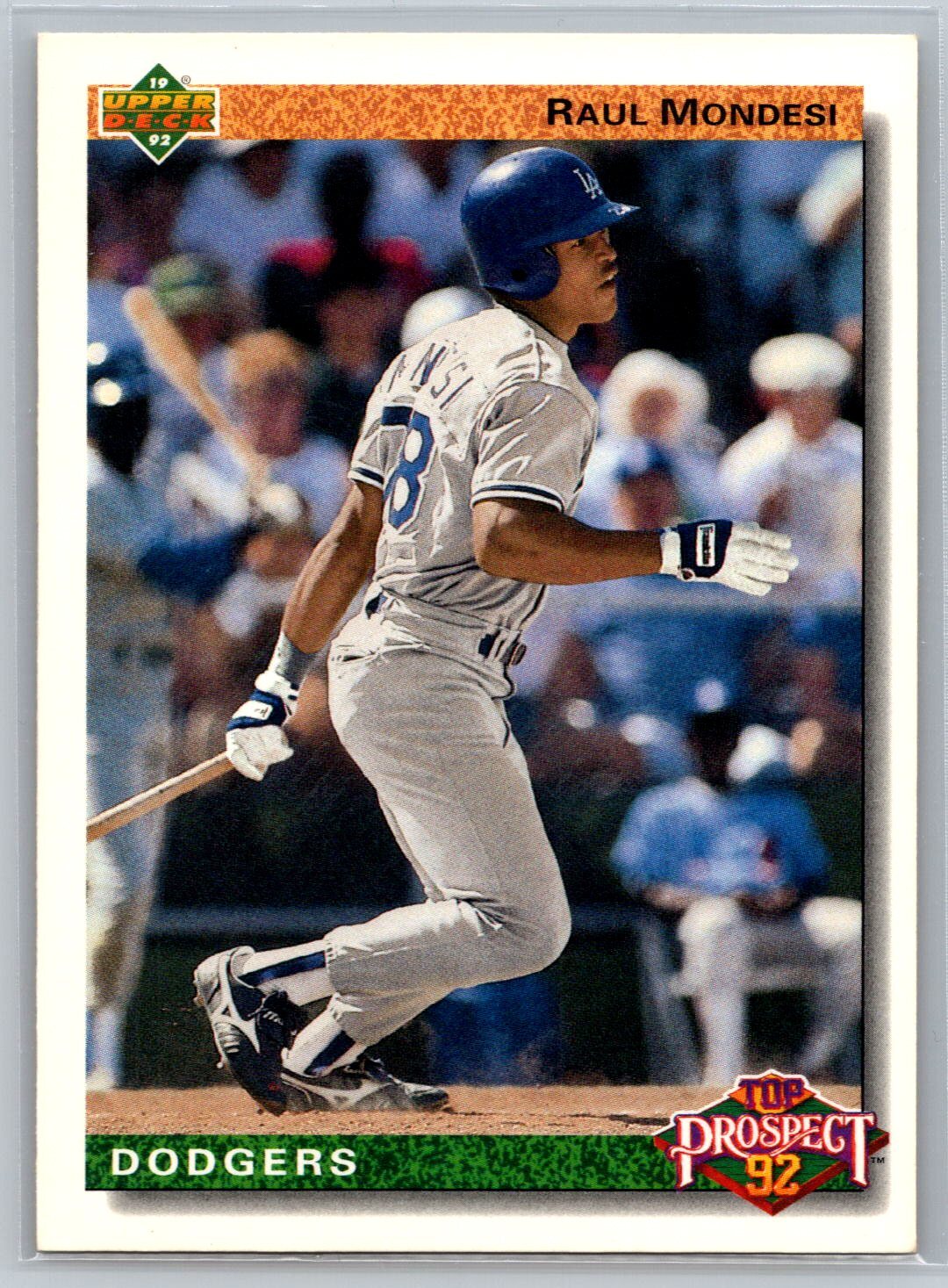 Raul Mondesi 1992 Upper Deck Top Prospect BASEBALL #60 Los Angeles ...
